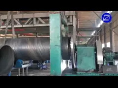 Welded Spiral Steel Pipe Seamless Wear Proof Round Non Alloy Large Diameter