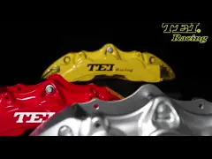 Front TEI Racing Big Brake Kit 6 Piston 6082 Aluminum Alloy CNC