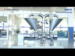 Self Priming Twin Screw Pump SS316L 20 Bar High Viscosity For Transport
