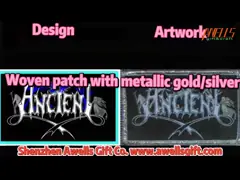 Multicolor Custom Woven Patches Washable Sports For Clothing