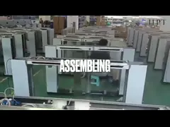 SUS Speed Gate Turnstile Swing Electronic Security With IR Sensors