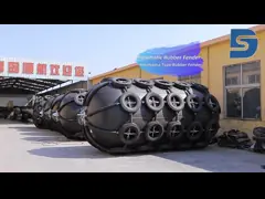 Marine Pneumatic Rubber Fender Yokohama Type For Docking Protection