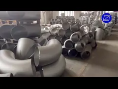 Round Seamless Pipe Fittings Elbow Stainless Steel Forged ASME