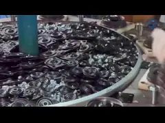 Rubber Furniture Castors Wheels 4 / 5 Inch Swivel Thread Heavy Duty