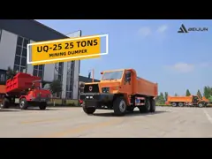 25 Tons Underground Dump Truck 6 x 4 Water Cooling Heavy Duty For Mining