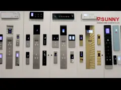 Stainless Steel Elevator Spare Parts Door Button Round Braille Easy installation