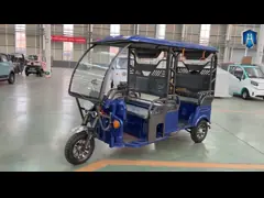 Open Electric Passenger Tricycle 1500W 6 Seats Single Horn For Adults