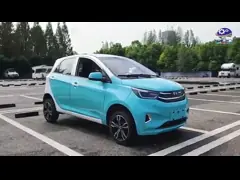 Lithium Battery Mini Ev Car 10.8KWh 4 Wheel 120km 88km/h Hatchback Structure