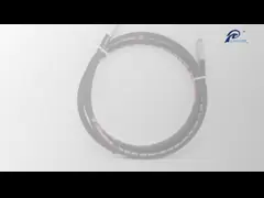 Rubber High Pressure Hydraulic Hose Wrapped Surface Black SAE / DIN