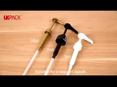 Universal Closure Syrup Pump Dispenser Plastic LeakProof For Salad Sauce