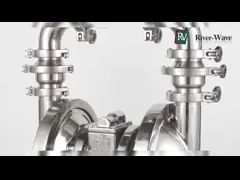 PTFE Diaphragm AODD Pump 1.5 Inch Pharmaceutical FDA Approved Sanitary