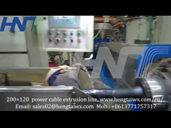 PVC Insulated Cable Extrusion Line 400kg/h High Precision PLC Control