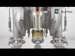 Food Grade Air Operated Diaphragm Pump 2 Inch Tri - Clamp Pneumtic