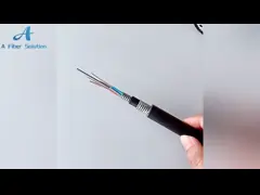 PE Sheath Fiber Optic Cable Single Mode Aerial 24 Core For Communication