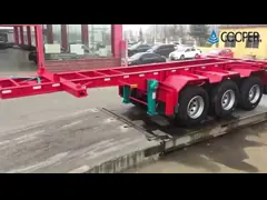 Platform Second Hand Semi Trailers Three Axle Stainless Steel