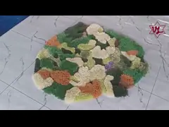 Handmade Wool Living Room Floor Carpets Green Moss Irregular Modern