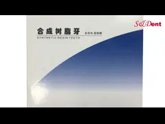 2 Layers Dental Acrylic Resin Teeth Abrasion Resistant For Dentures