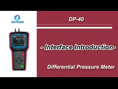 Cleanroom Airborne Particle Counter Handheld Digital For Differential Pressure