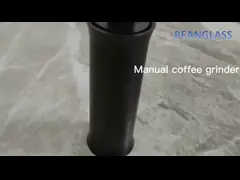 Pressure Hand Coffee Grinder Aluminum Alloy Metal Body Horn Shaped