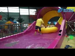 Commercial Fiberglass Water Slides Small Tornado Raft For Water Park