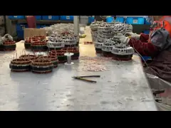 Flat Plug Electric Alternator Motor 24V 2PK Fixed Pulley For Auto