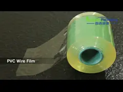 Plastic PVC Wrapping Film 35mm Width Self Adhesive Transparent