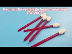 Square Sponge Foam Cleaning Swabs Tip Lint Free PP Stick For Printer