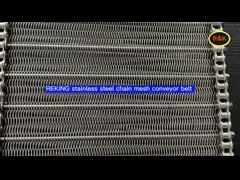 Food Grade Chain Mesh Conveyor Belt SUS304 For Pineapple Washing