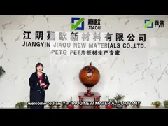 Jiangyin Jiaou New Materials Co., Ltd. - Plastic PET Sheet Factory