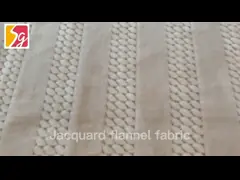 Polyester Flannel Fleece Fabric Knitted Waterproof Warm For Blanket