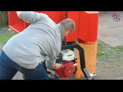 Vertical Gasoline Wood Chipper Splitter Manual Precision For Log