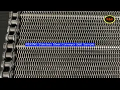 Welded Edge Compound Balanced Belt Mesh Stainless Steel Heat Resistant