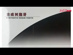 Polymer Organic Dental Acrylic Resin Teeth Super Hard 2 Layers Whitening
