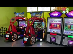 42 Inch LCD Racing Game Machine Simulator 500W With Motion Seat