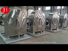 Super Fine Potato Starch Making Machine Centrifuge Sieve Big Capacity
