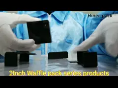 PC / PP Waffle Pack Chip Trays Cover Clip For Optoelectronic Chip