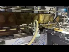 Sugar Ice Cream Cone Baking Machine 6000pcs/h High Accuracy Thermal Processing