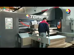 High Speed Flexo Printing Slotting Machine Automatic Open / Closed Type