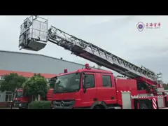 Aerial Ladder Water Tower Fire Truck 43 M Height High Spraying H Type