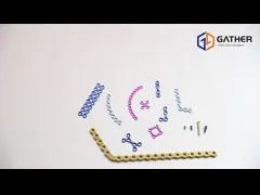 Chin Maxillofacial Implant Plates System Screws Self Drilling Tapping