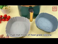 Air Fryer Silicone Baking Tray Heat Resistant Oilproof Odorless Reusable