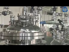 Borosilicate Chemical Glass Reactor Crystallization For Lab Stirring