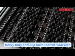 Heavy Duty Anti Slip Safety Mat Carpet PVC Grid Two Layer For Entryway