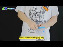 Food Storage Vacuum Bag Packaging 500g Rectangular Transparent With Pump