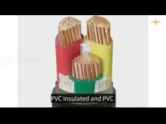 Copper Conductor PVC Insulated Cables 0.6 / 1KV For Power Distribution