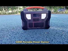 500W Portable Power Stations Li Ion Backup Solar Rechargeable Safe
