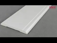 Window PVC Trim Moulding White Hard Smooth / Woodgrain Fadeproof