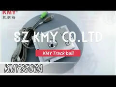 Optical Industrial Trackball Mouse Stainless Steel USB Interface Waterproof