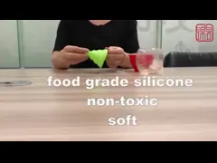 Leakproof Silicone Kitchen Product Funnel Collapsible For Liquid / Powder