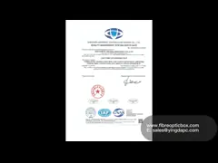 Black Fiber Optic Splitter Box Distribution 5 Ports 24 Cores SC Adapter